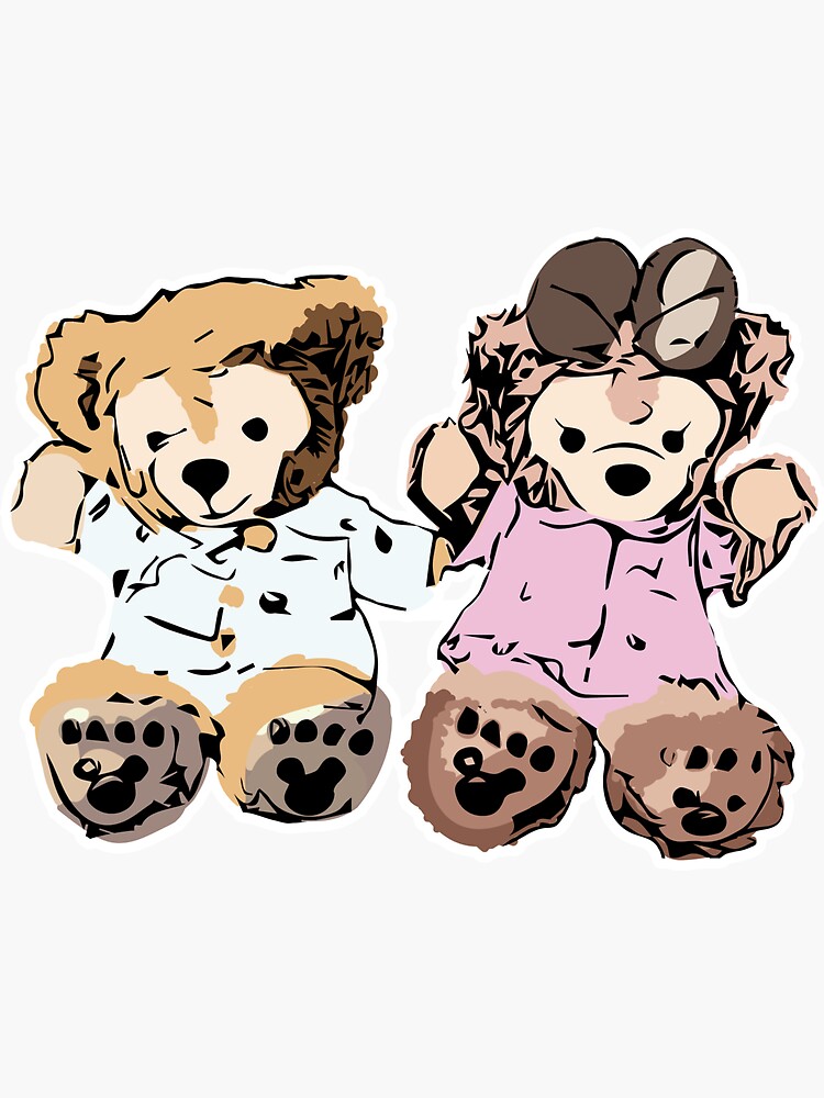 "Disney Duffy and friends " Sticker for Sale by ZserbDesign | Redbubble