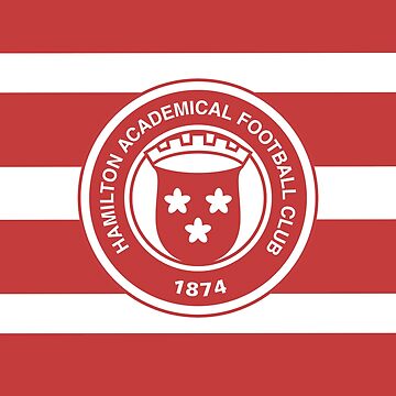 "Hamilton FC Home Kit" Sticker for Sale by Gogetatme | Redbubble