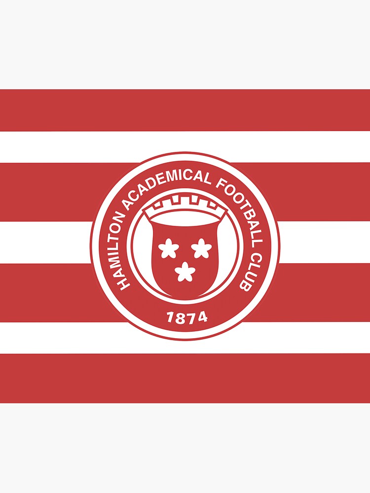 "Hamilton FC Home Kit" Sticker for Sale by Gogetatme | Redbubble