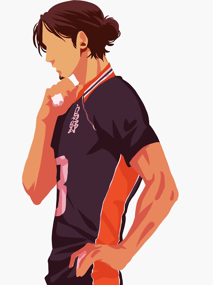 "Asahi - Haikyuu" Sticker for Sale by kativan | Redbubble