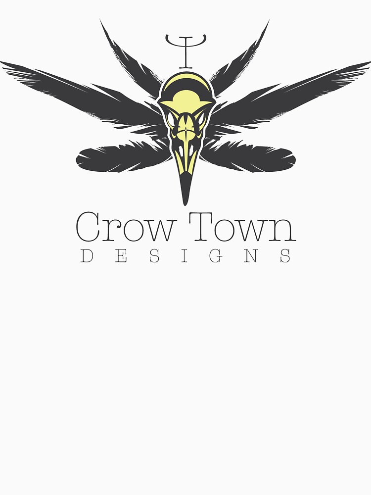 "Crow Town Designs Logo" T-shirt for Sale by CrowTownDesigns ...