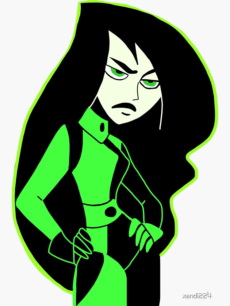 "Shego from Kim Possible" Sticker by xandi224 | Redbubble