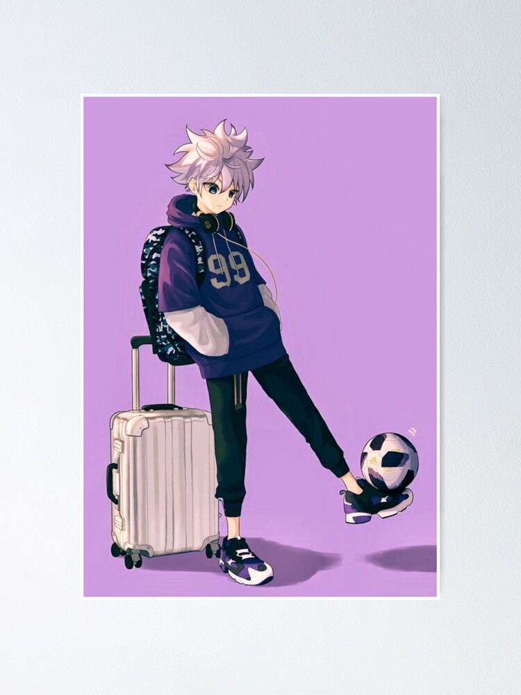 "Anime boy" Poster by Luncikas | Redbubble