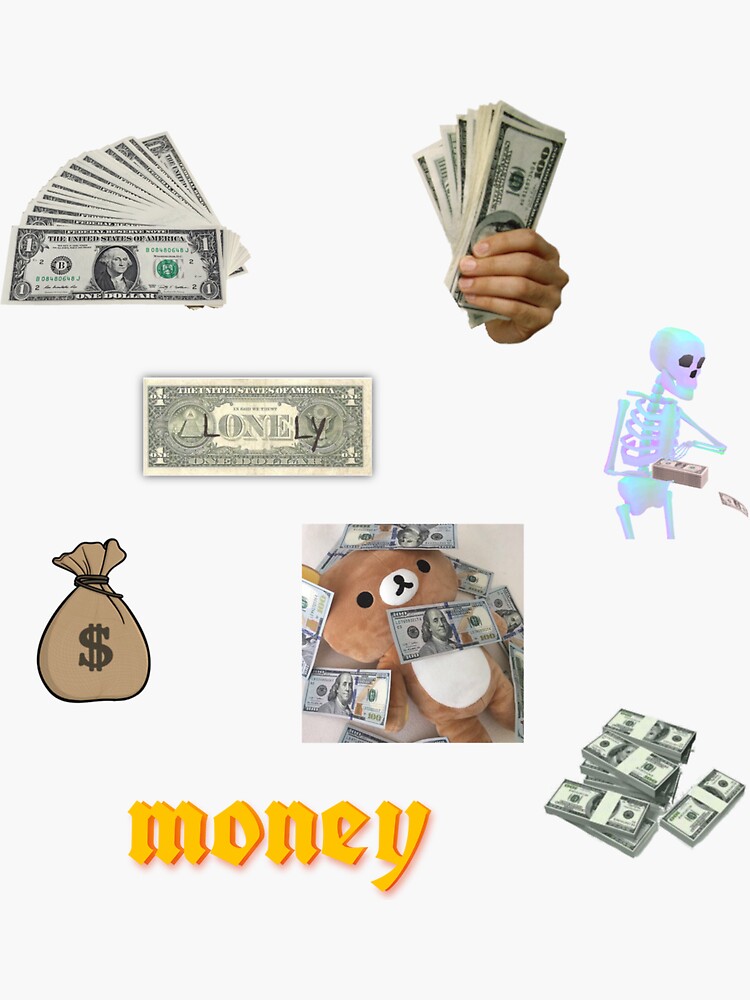 "Money Sticker Pack" Sticker for Sale by stickerpackss | Redbubble