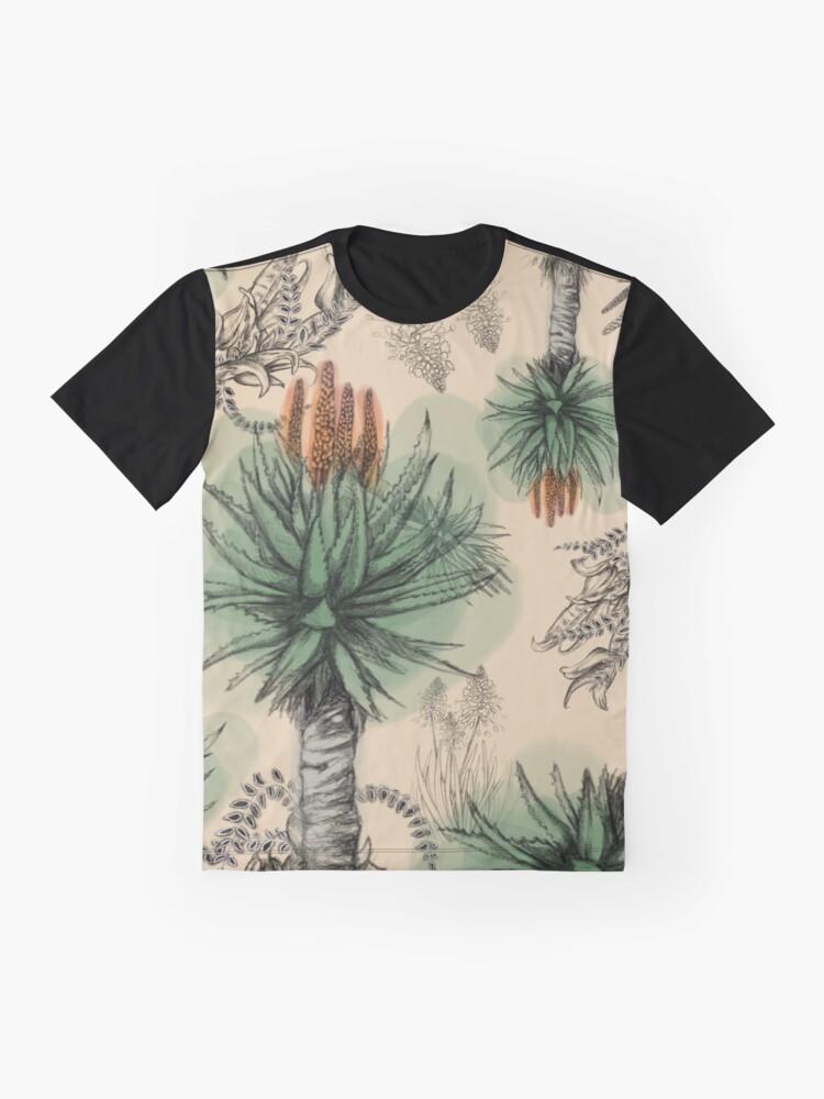 "Aloe Pattern" Graphic T-Shirt for Sale by cheriedirksen | Redbubble