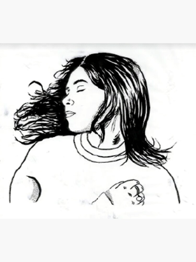"Clairo Hand Drawn (Black & White)" Sticker for Sale by evansleaz ...