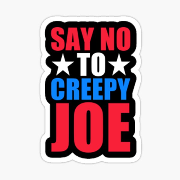 Creepy Joe Stickers | Redbubble