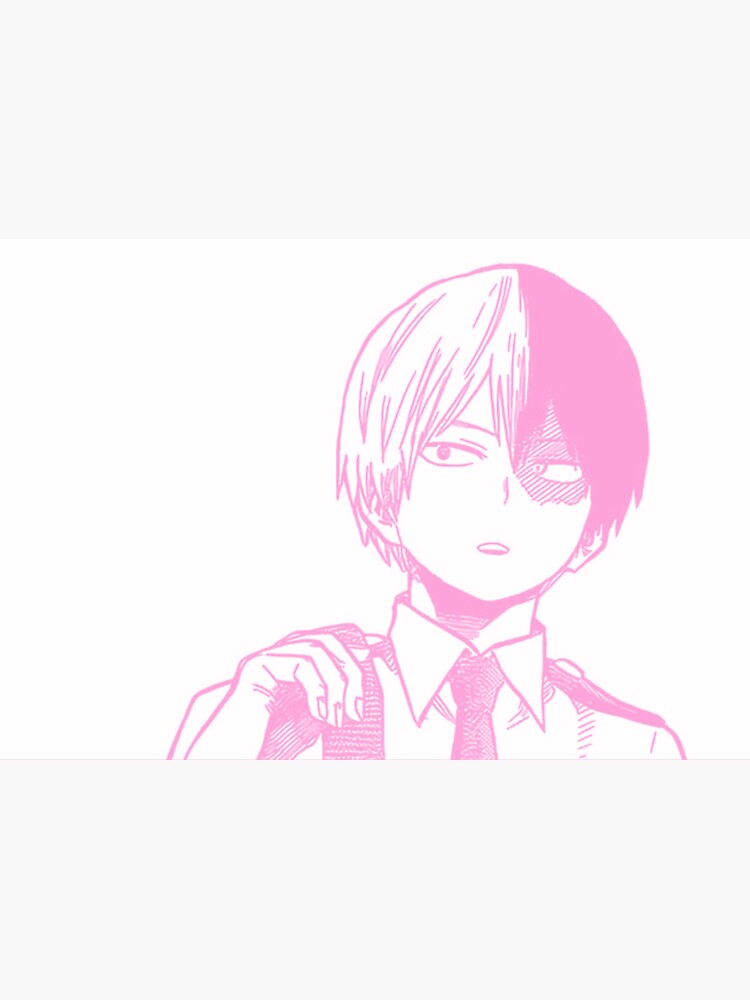 "Todoroki Shoto Pink" Sticker for Sale by PinkAnime | Redbubble