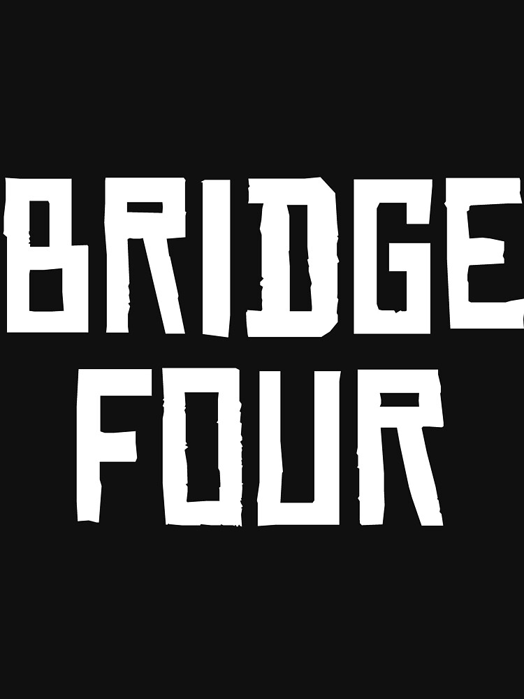 "Bridge Four 2 White" T-shirt for Sale by TOJK | Redbubble | mat ...