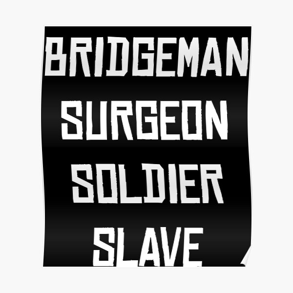 "Bridgeman" Poster for Sale by TOJK | Redbubble