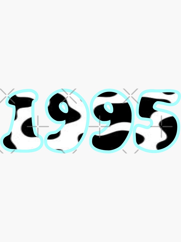 "1995" Sticker for Sale by Liiiiiiiiv | Redbubble