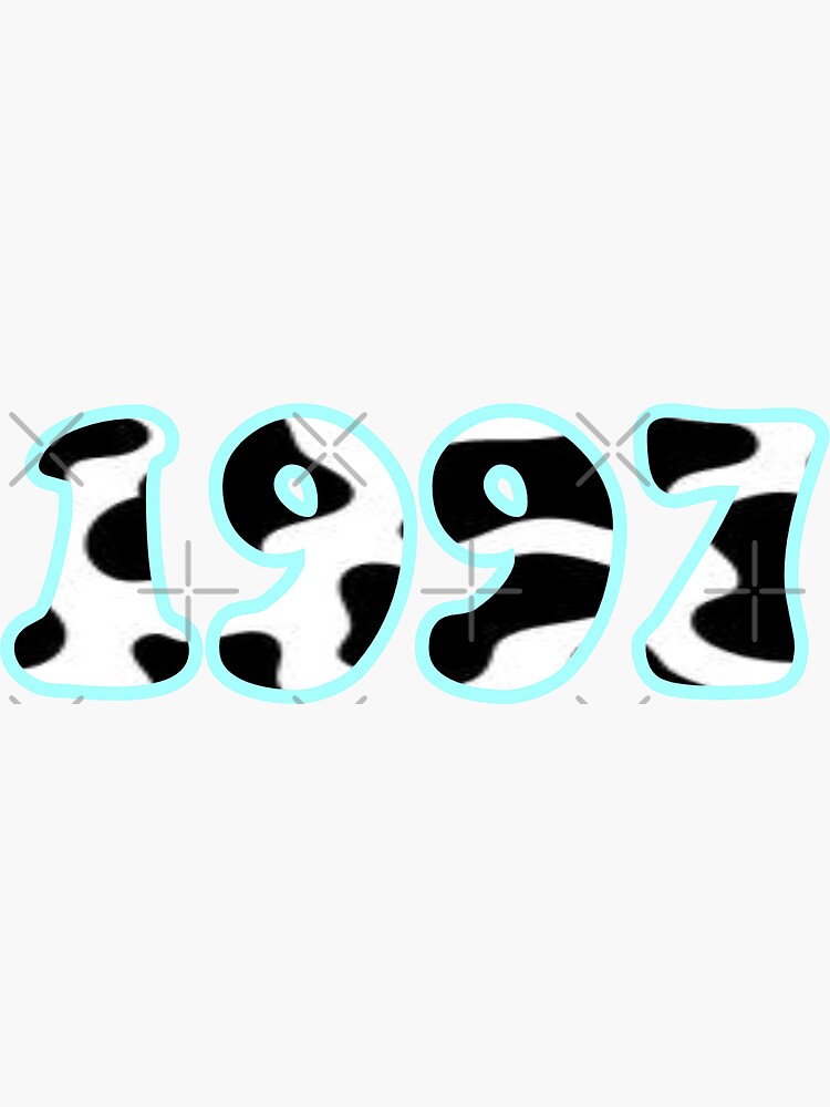 "1997" Sticker for Sale by Liiiiiiiiv | Redbubble