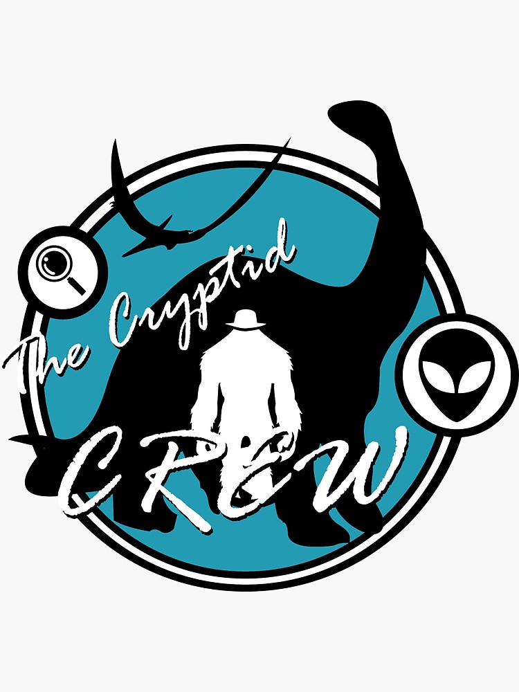""The Cryptid Crew" Logo" Sticker for Sale by PreviewsReViews | Redbubble