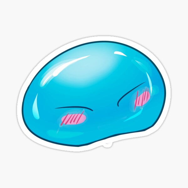 "Cute blue Slime monster" Sticker for Sale by theinkypensieve | Redbubble