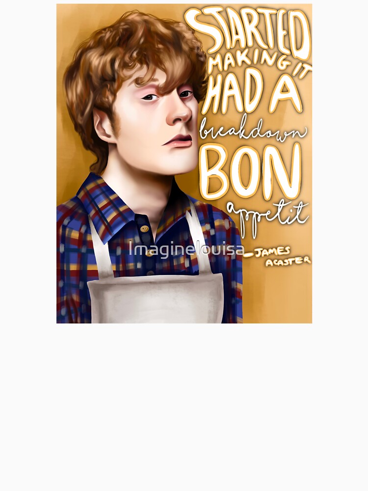 "James Acaster ‘Started making it. Had a breakdown. bon appetit’" T ...