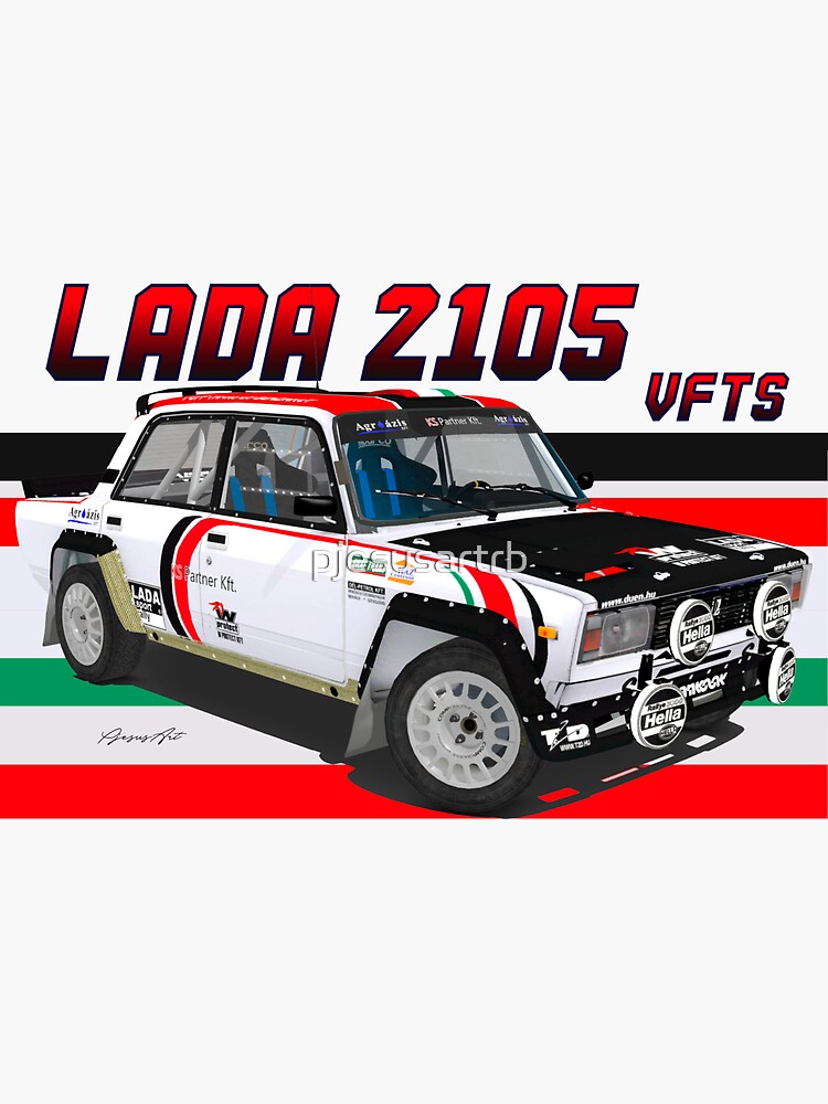 "Lada 2105 VFTS" Sticker for Sale by pjesusartrb | Redbubble