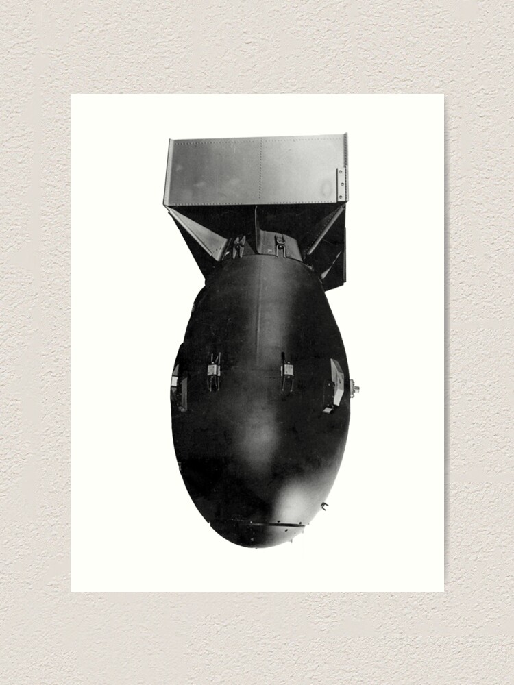 Fat Man Atomic Bomb Art