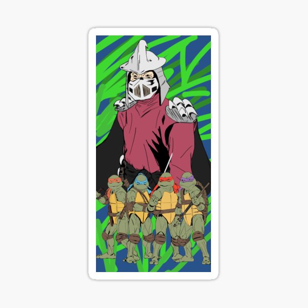 "TEENAGE MUTANT NINJA TURTLE (SHREDDER)" Sticker for Sale by ...