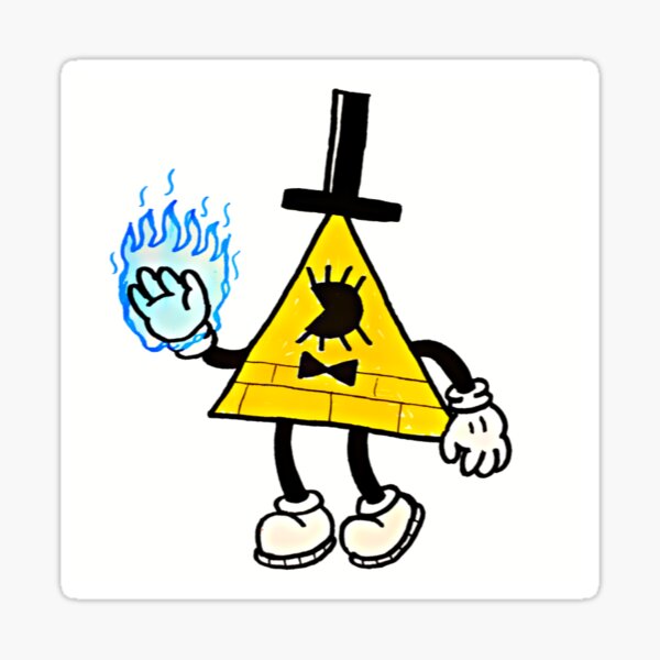 "Bill Cipher" Sticker by SuperAshBro | Redbubble