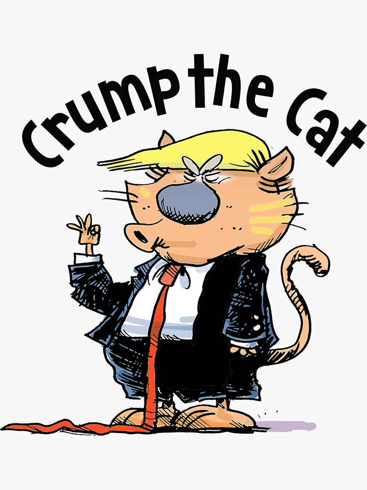 "Crump the Cat" Sticker for Sale by Fablehouse | Redbubble