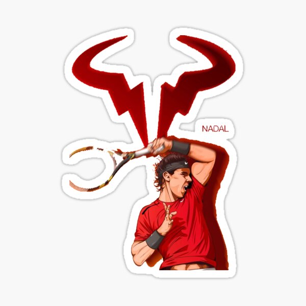 "Tennis player Rafa Nadal Rafael" Sticker for Sale by Amethyst9494 ...