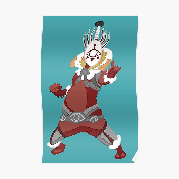 "Master Kohga" Poster by blacksnowcomics | Redbubble