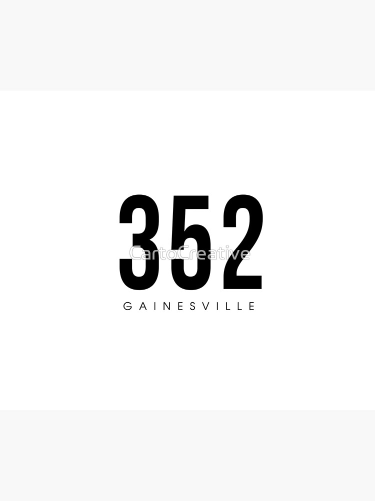 "Gainesville, FL - 352 Area Code design" Tapestry for Sale by ...