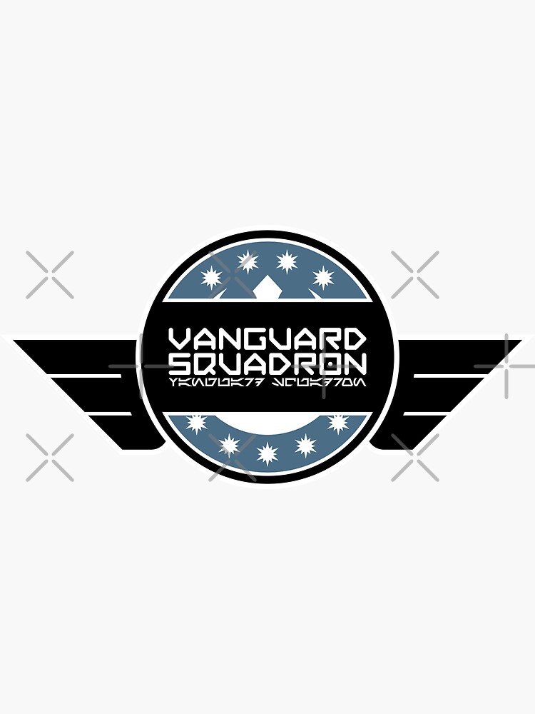"Vanguard Squadron Logo" Sticker for Sale by DS-181-3 | Redbubble