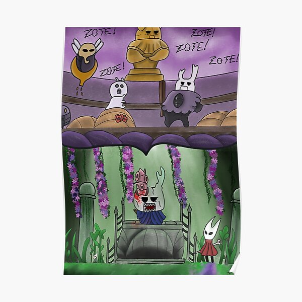 "Zote's Torment" Poster for Sale by LunaEclipse2 | Redbubble