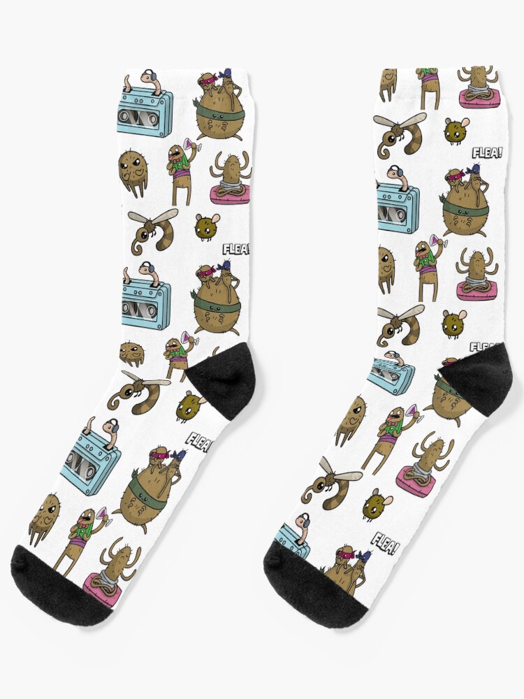 "Flea Socks" Socks for Sale by lowtekgames | Redbubble
