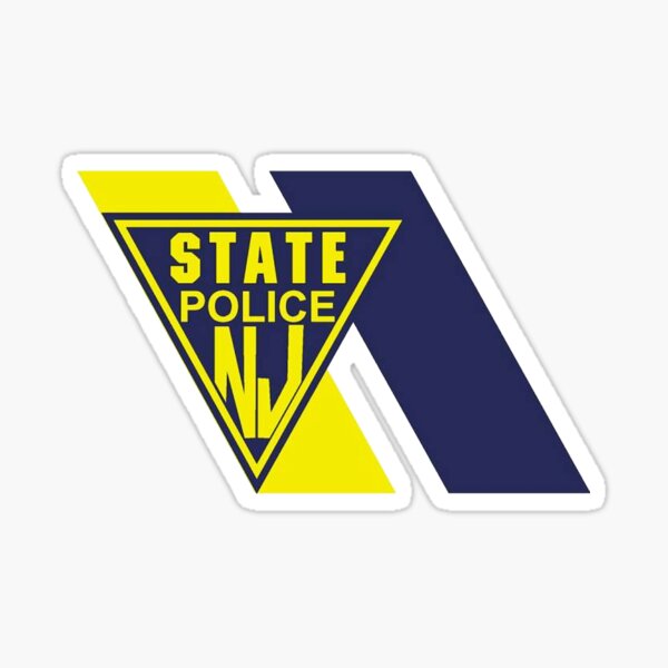 "New Jersey State Police Car" Sticker for Sale by lawrencebaird | Redbubble