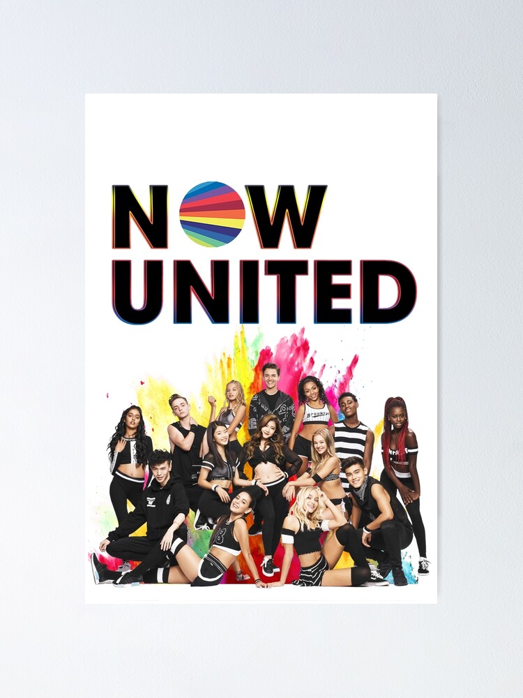 "Now United - Colors Neon Now United " Poster by xarteiro | Redbubble
