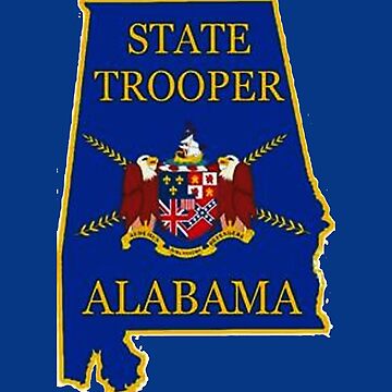 "Alabama Highway Patrol" Sticker for Sale by lawrencebaird | Redbubble