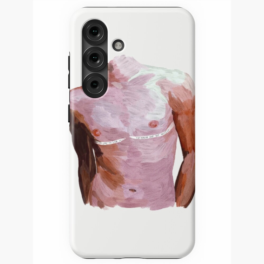 "Top Surgery Mirror Quote" Sticker for Sale by rubyjsb | Redbubble