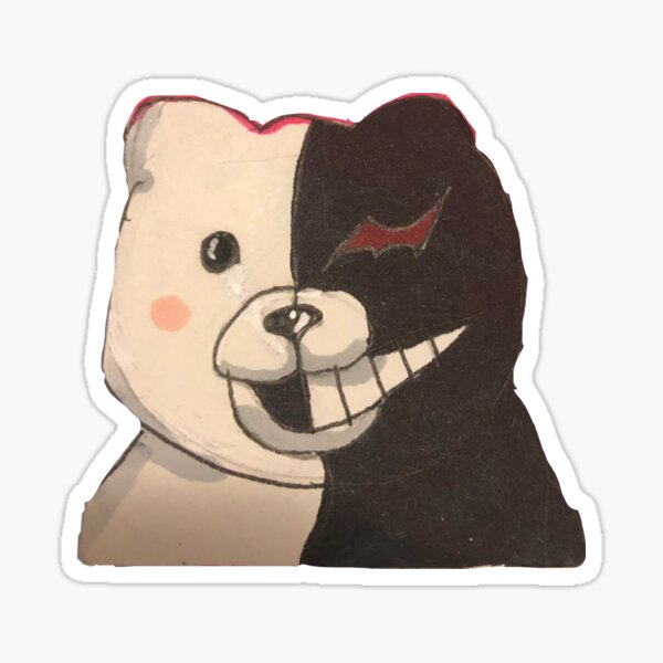 "Monokuma" Sticker by shadowqueen466A | Redbubble