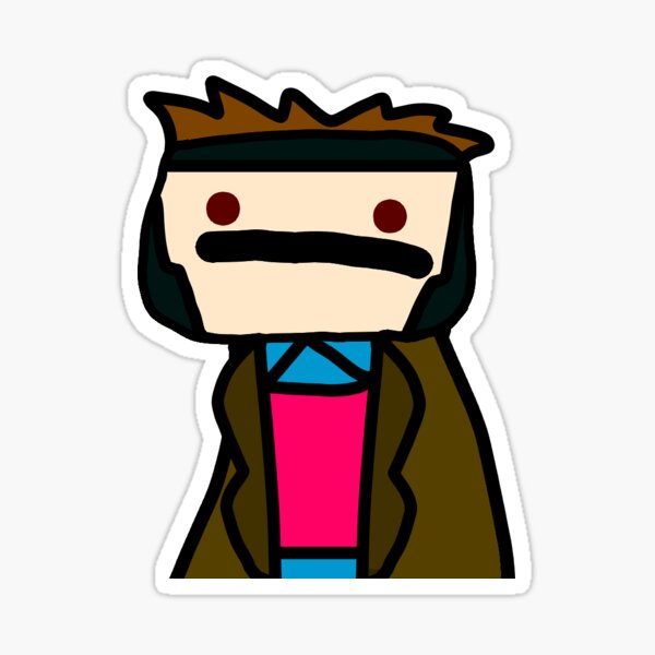"Gambit (X men)" Sticker for Sale by MrMeowser | Redbubble