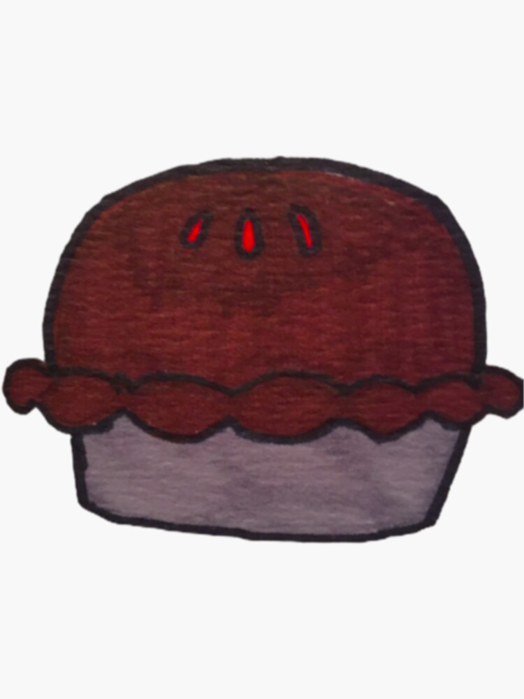 "SpongeBob's exploding pie" Sticker by sluttyhippo | Redbubble