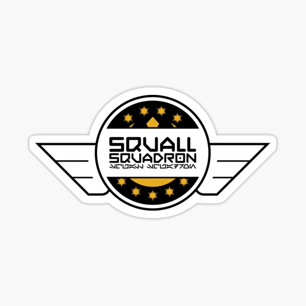 "Squall Squadron (Reversed) Logo" Sticker for Sale by DS-181-3 | Redbubble
