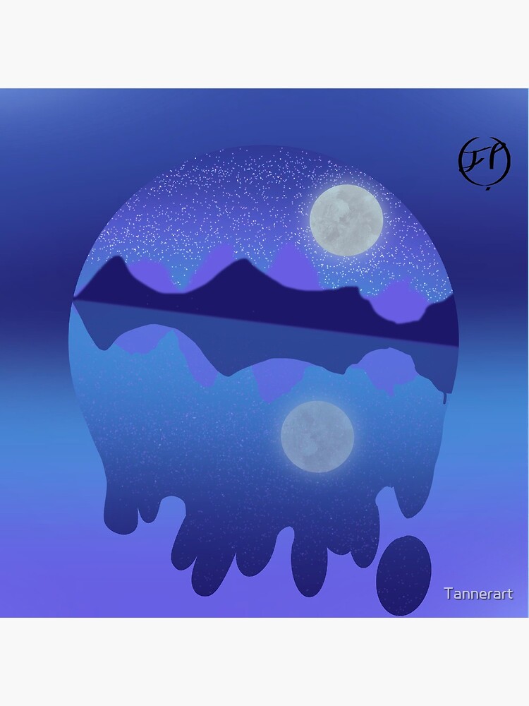 Póster «Escena del lago de montaña» de Tannerart | Redbubble