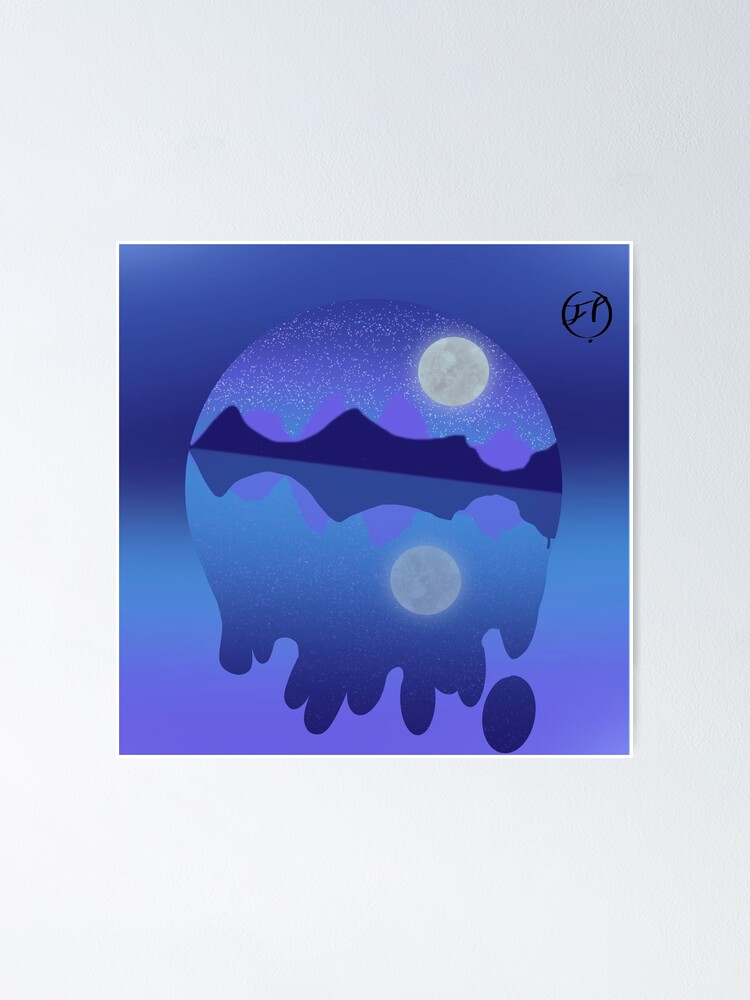 Póster «Escena del lago de montaña» de Tannerart | Redbubble