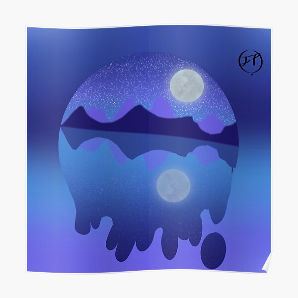 Póster «Escena del lago de montaña» de Tannerart | Redbubble