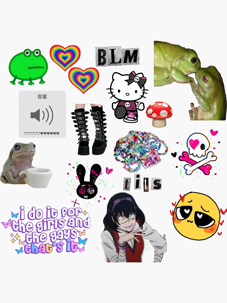 "phrog " Sticker for Sale by Trippy-Times | Redbubble