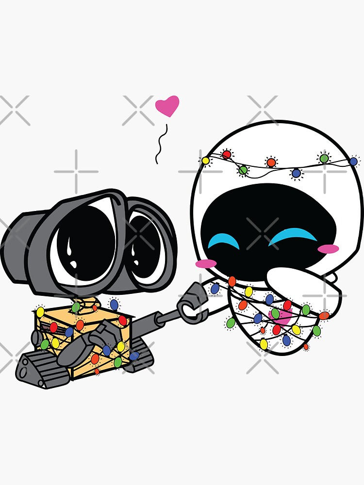 "WALLLL EEE Christmas " Sticker for Sale by James-southern | Redbubble