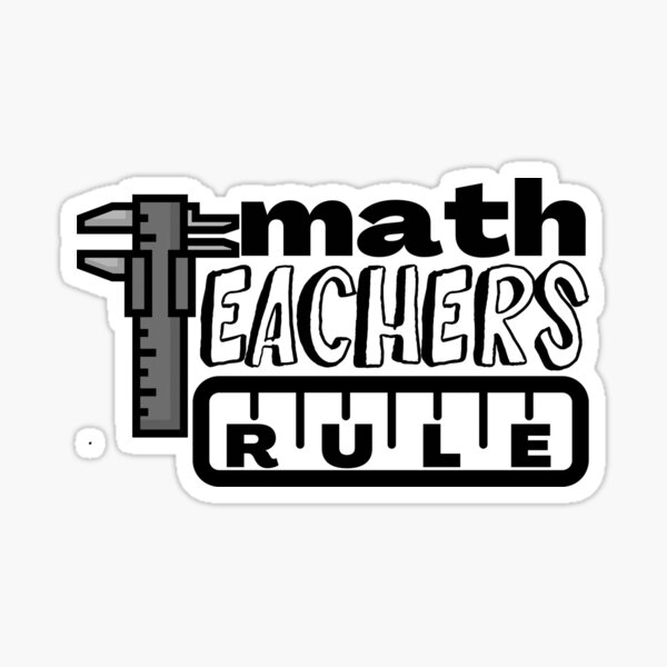 "FUNNY QUARANTINE MATH TEACHERS RULE CALIPERS MEASURING TAPES" Sticker ...