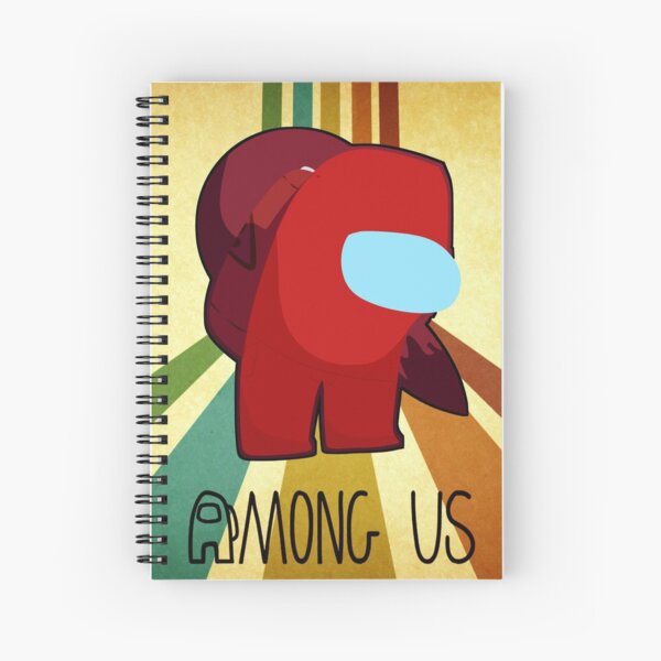 Among Us Fanart Spiral Notebooks | Redbubble