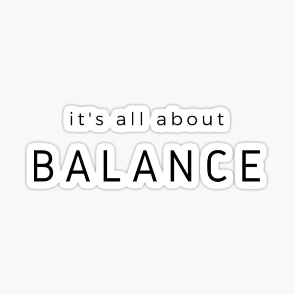 "Balance yoga" Sticker for Sale by tatedesign | Redbubble