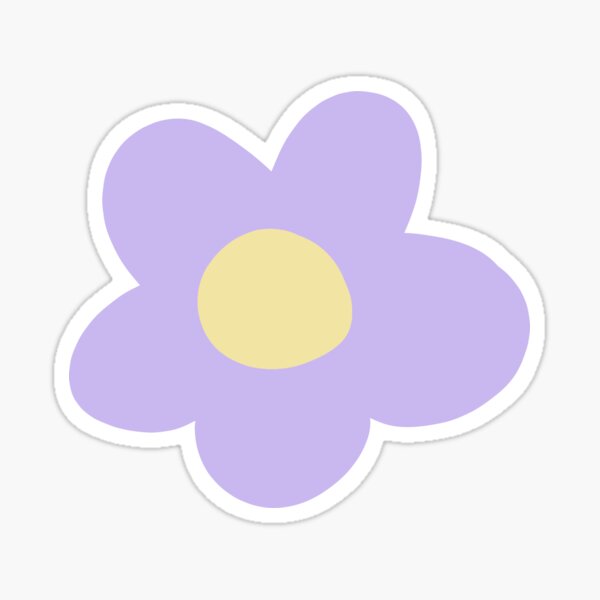 "Kidcore Flower Purple" Sticker by SaltaCreates | Redbubble