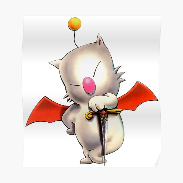 "Moogle" Poster by gin-nek-shop | Redbubble