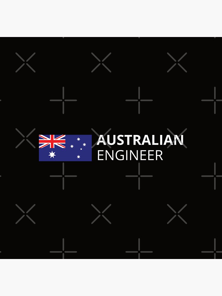 "Australian Engineer" Sticker for Sale by codewearIO | Redbubble