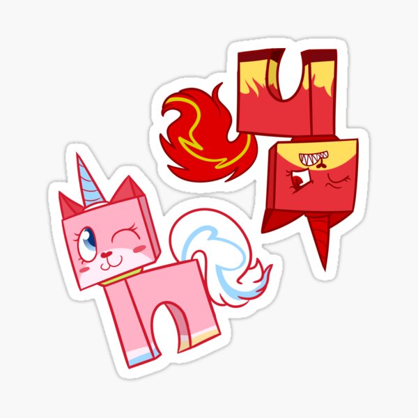 Unikitty Stickers | Redbubble